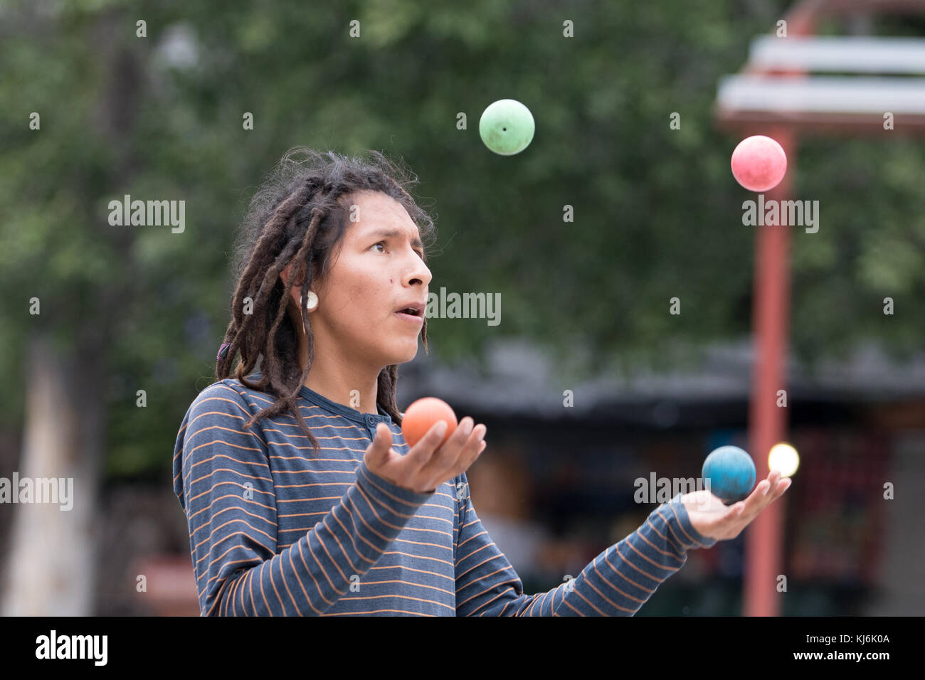 Male juggler hi-res stock photography and images - Alamy
