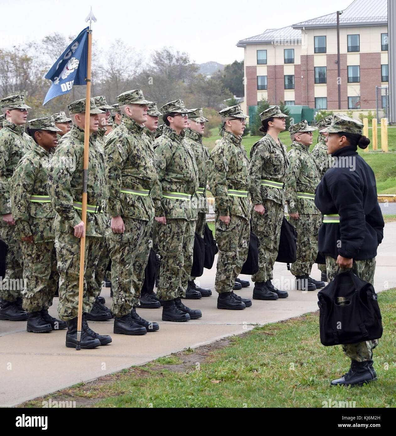 NEWPORT, R.I. (November 6, 2017) – Officer candidates at Officer ...