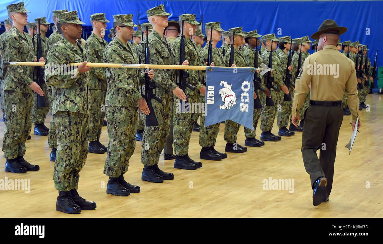 NEWPORT, R.I. (Nov. 9, 2017) Officer candidates at Officer Candidate ...