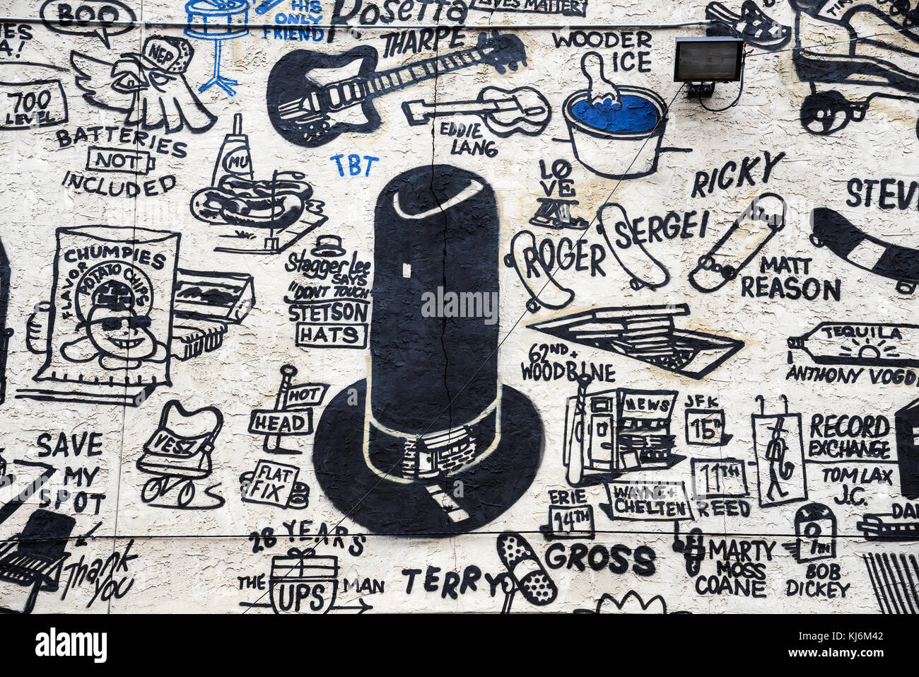 Philadelphia graffiti hi-res stock photography and images - Alamy