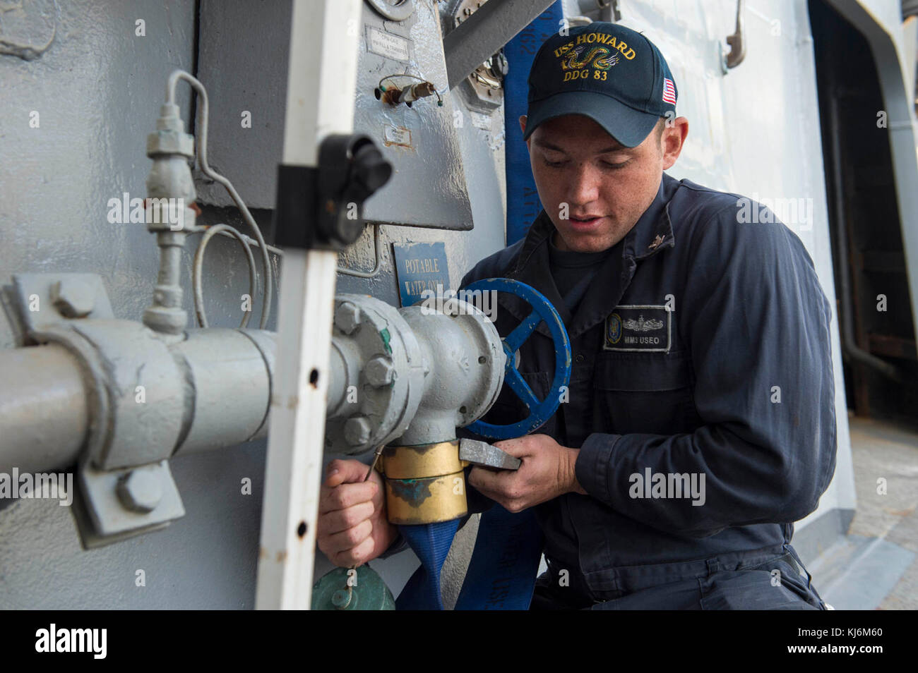 SASEBO, Japan (Nov. 12, 2017) Machinist's Mate 3rd Class Joseph Useo ...