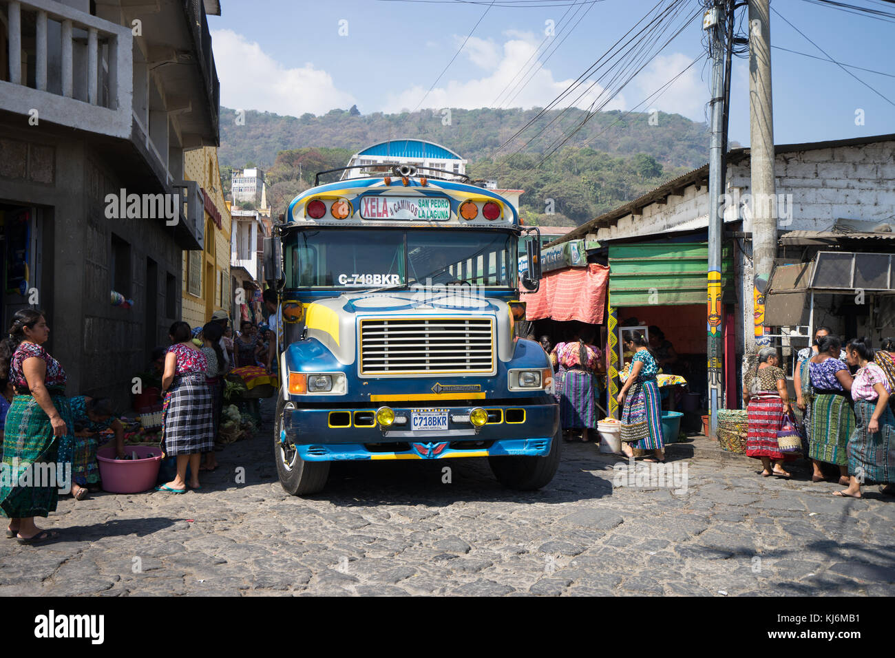 many write off american school buses end up in Central America as ...