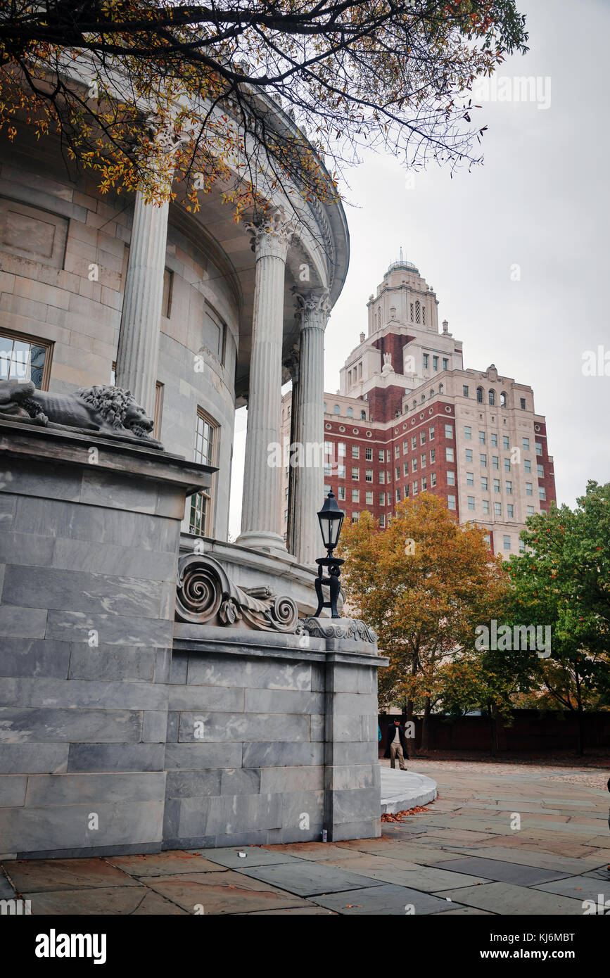 Architecture detail of Merchants' Exchange Building, Independence ...