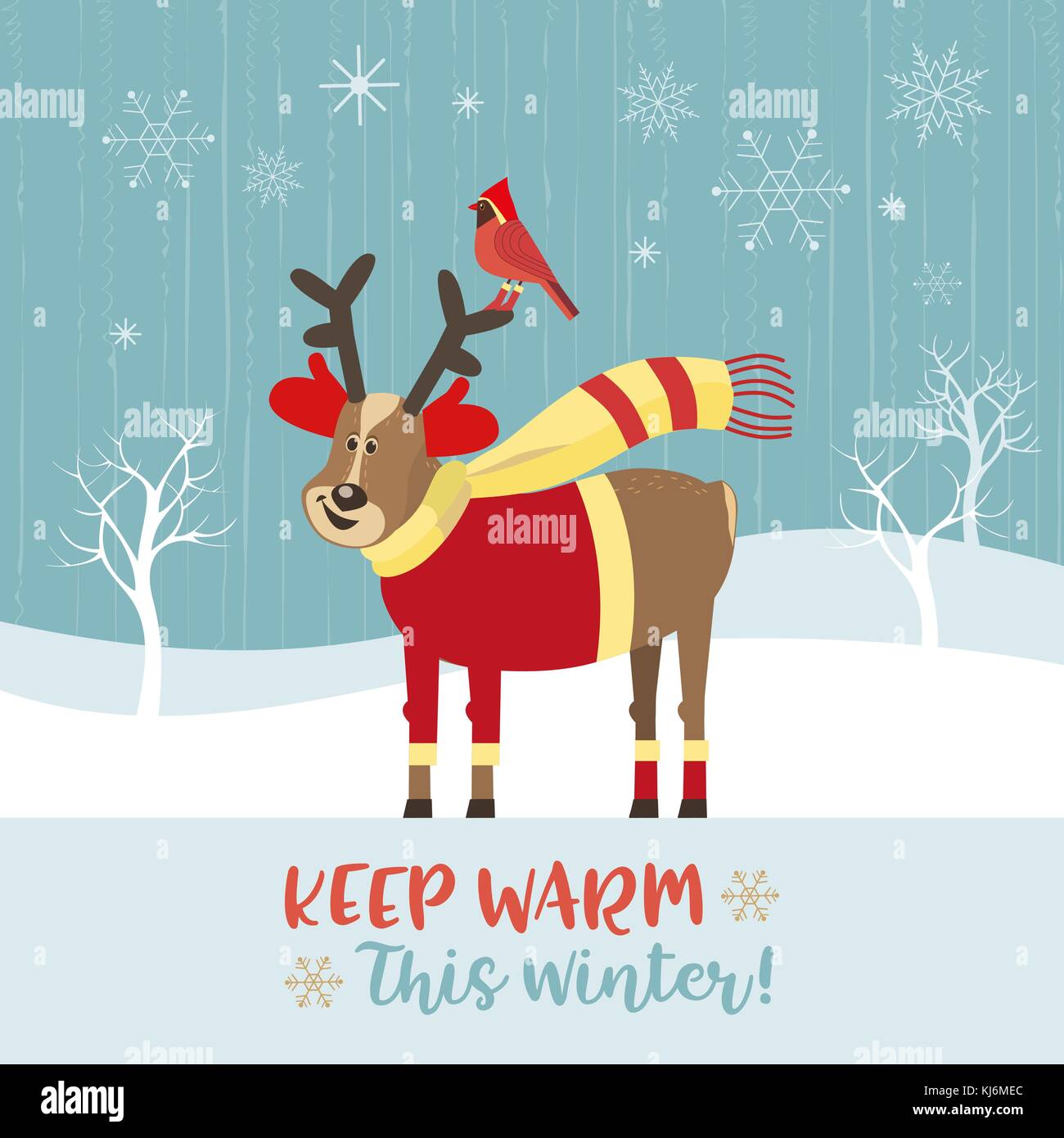 Keep warm this winter Stock Vector Image & Art - Alamy