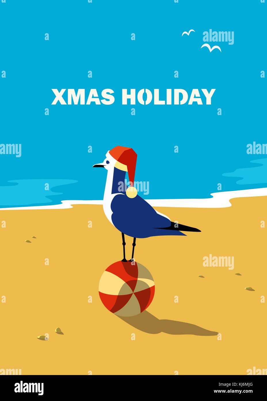 Christmas vacation poster Stock Vector Image & Art - Alamy