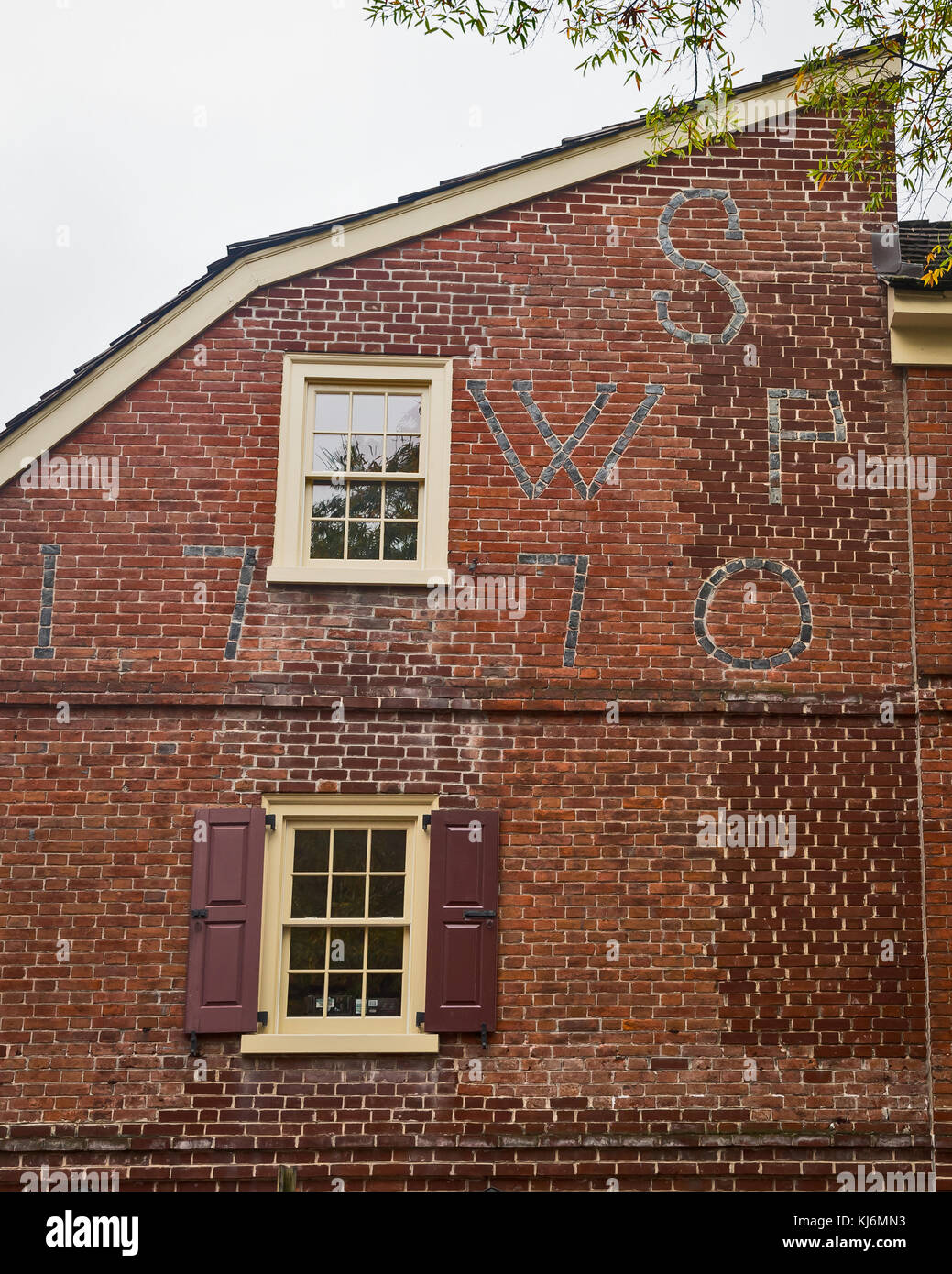 The building of 1770 year, Old City neighborhood, Philadelphia ...