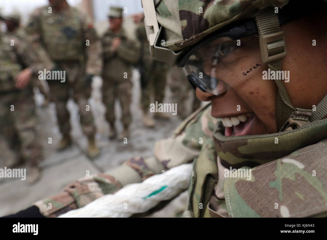 BAGRAM AIRFIELD, Afghanistan - Spc. Breanna Garza, driver for the 3rd ...
