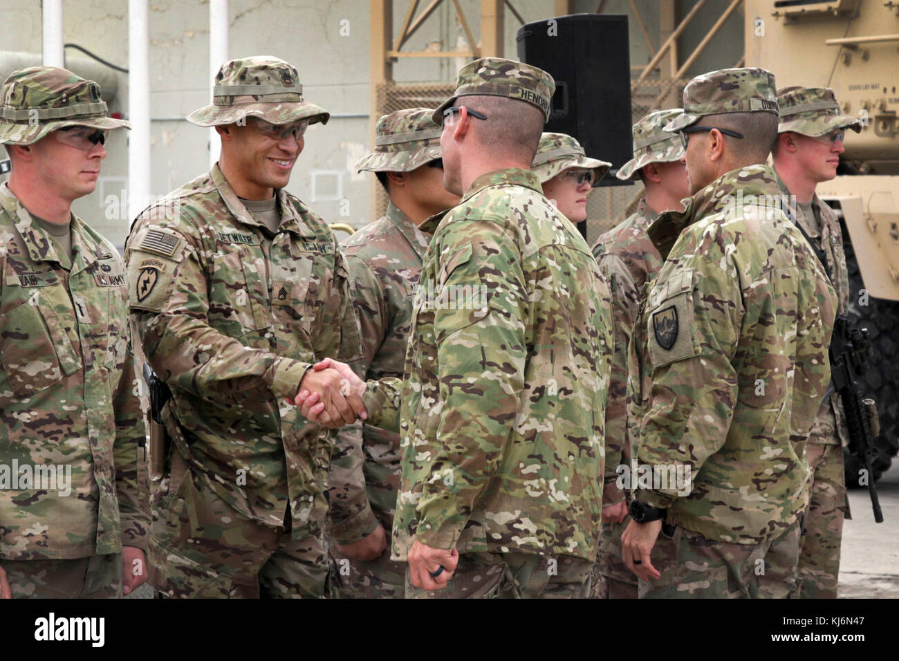 BAGRAM AIRFIELD, Afghanistan - Major Gen. Leopoldo Quintas, commander ...