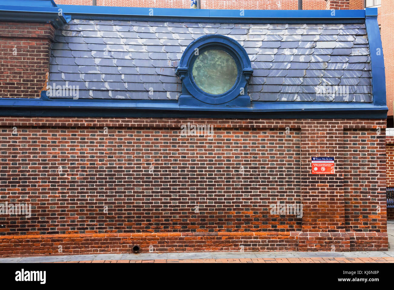 Architecture detail of Pennsylvania Hospital , nation's first hospital ...
