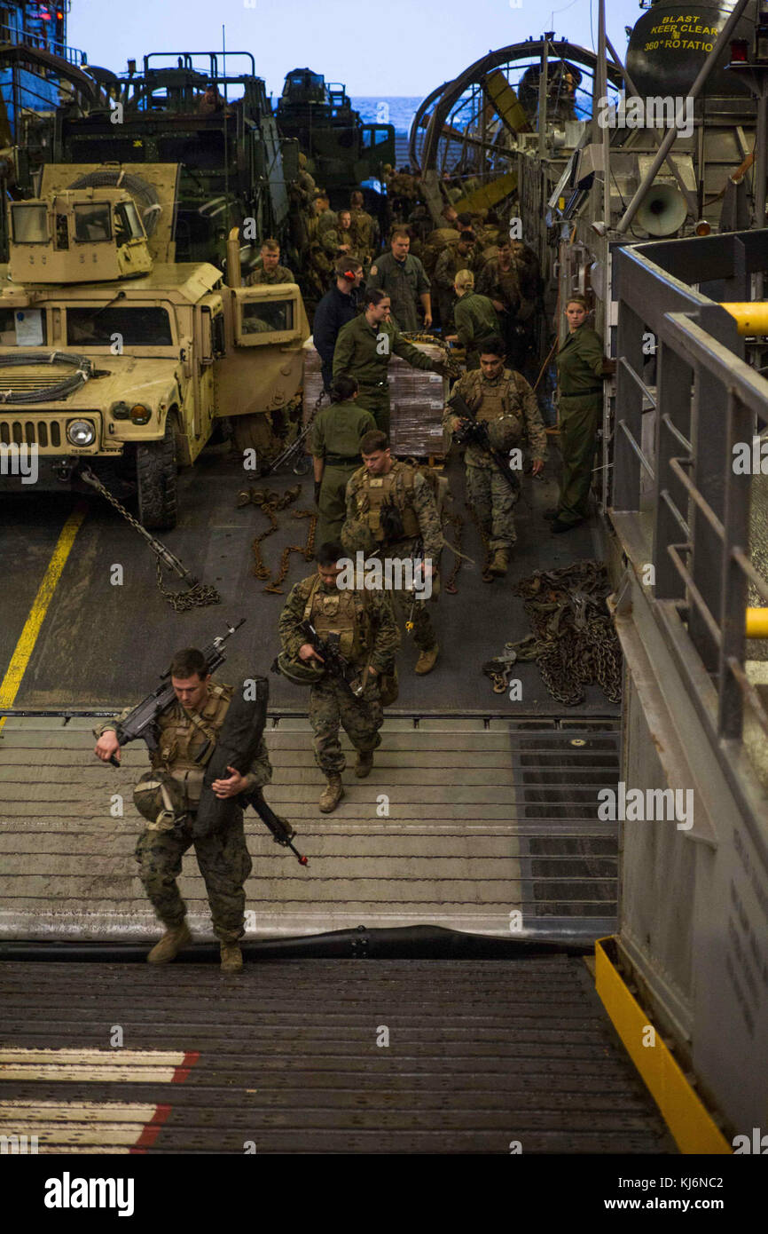 U.S. Marines with Battalion Landing Team (BLT) 2nd Battalion, 6th ...