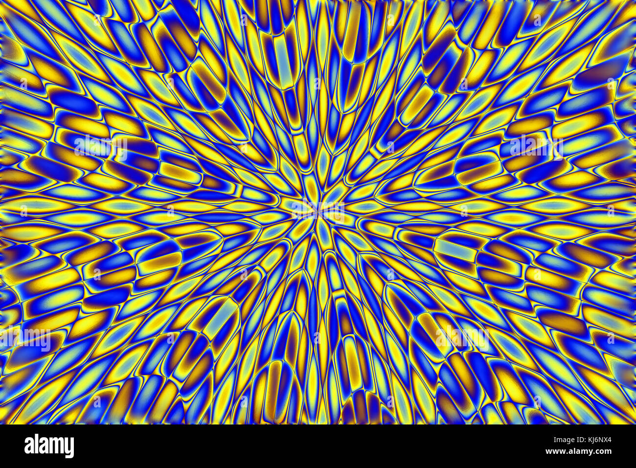 mosaic yellow-blue star Stock Photo - Alamy