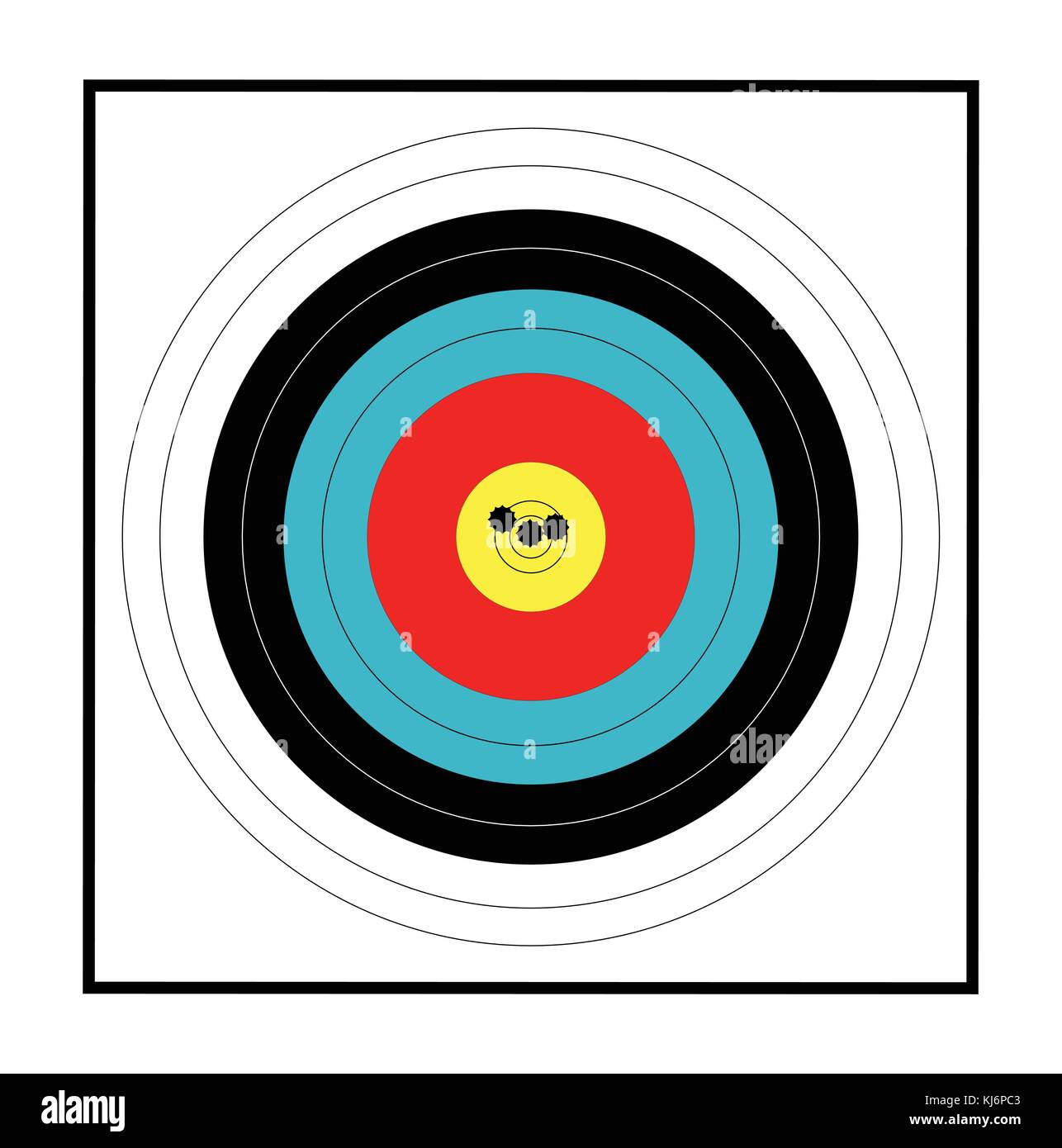 Bullseye target nobody Stock Vector Images - Alamy