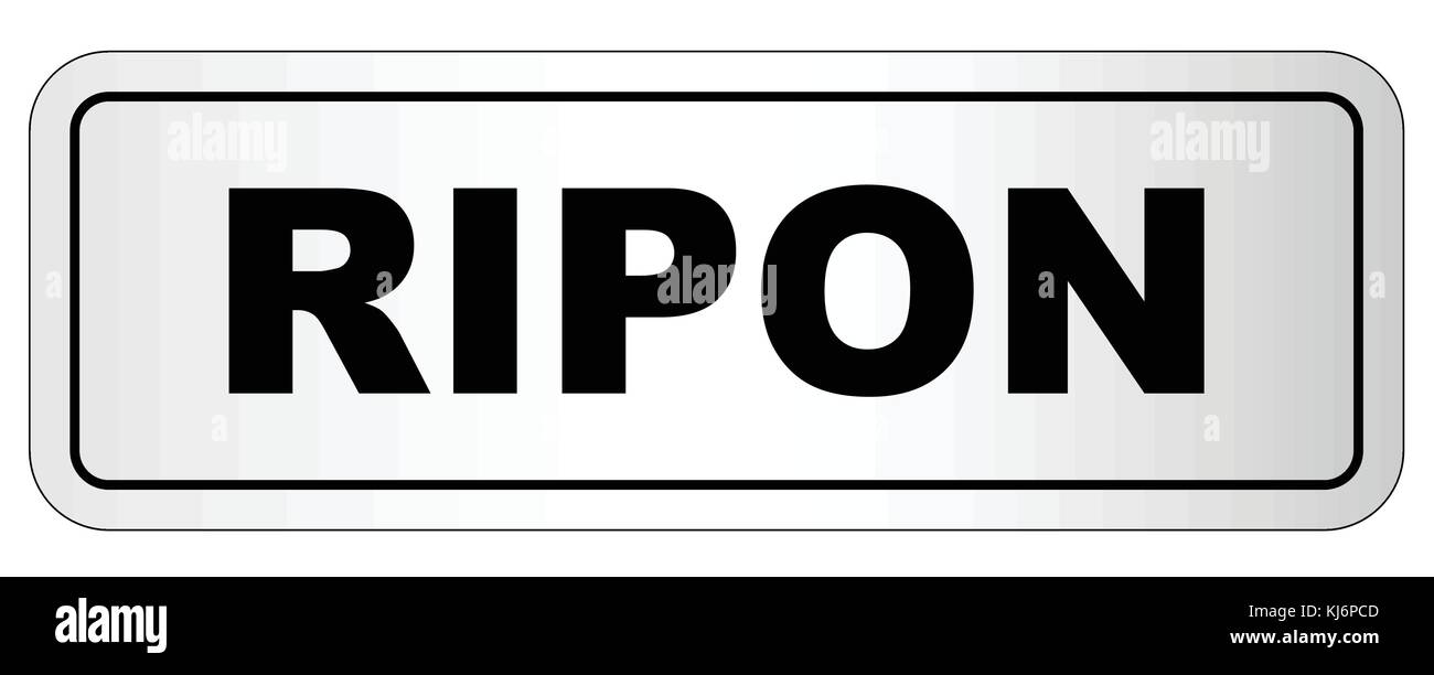 Ripon Name Logo
