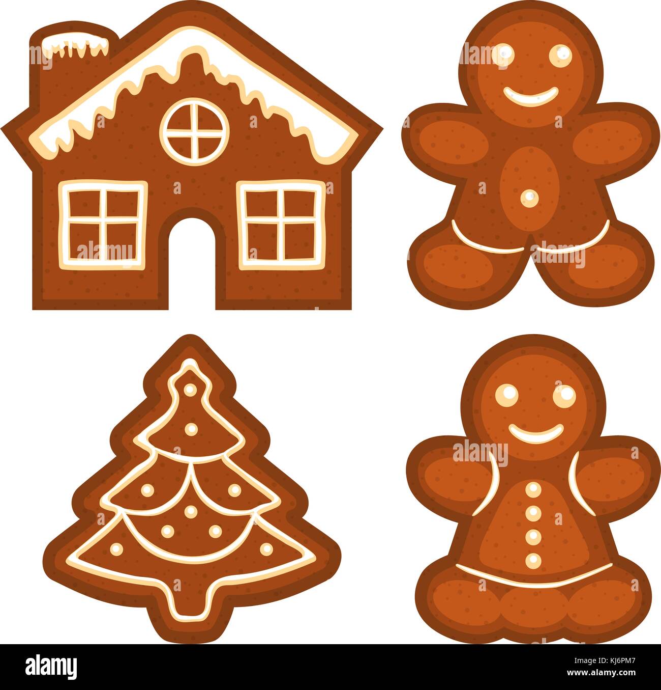 Woman ginger bread Stock Vector Images - Alamy