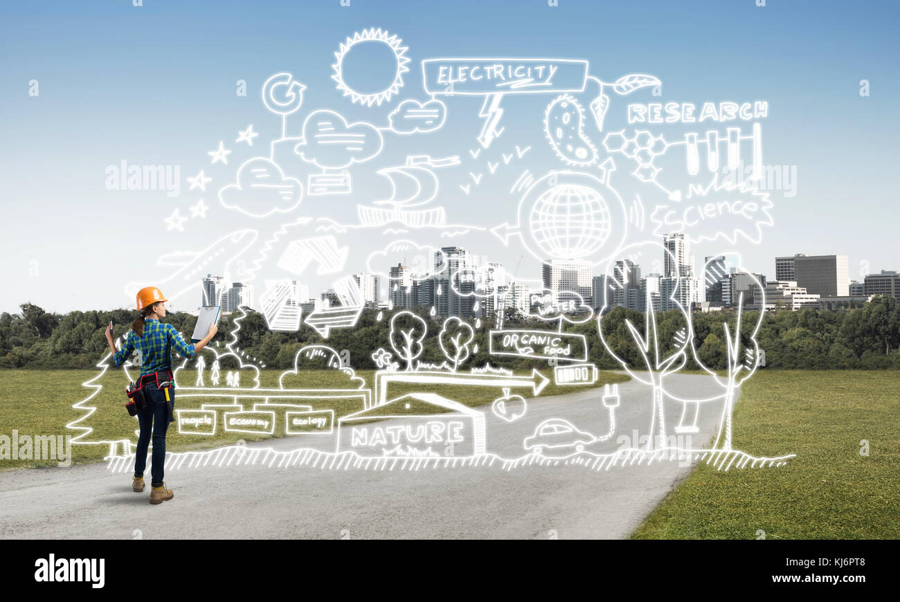 Industrial construction and maintenance Stock Photo - Alamy