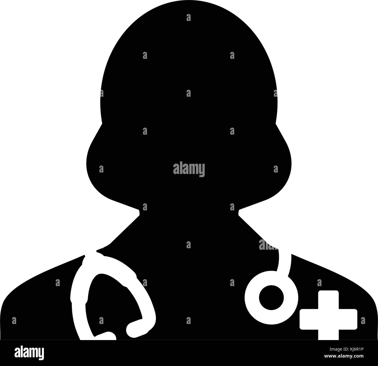 Doctor Icon Vector With Stethoscope for Medical Consultation Physician ...