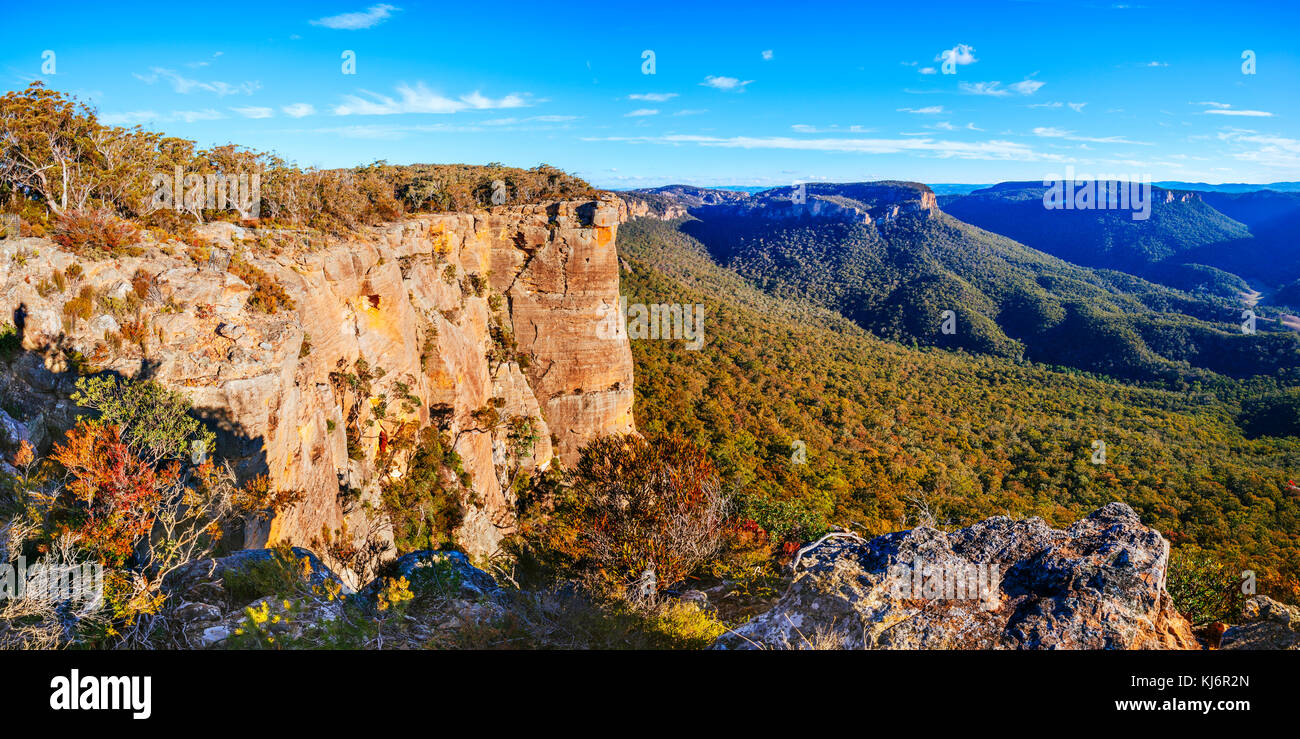 The Capertee Valley, northwest of Lithgow, is a large valley in New ...