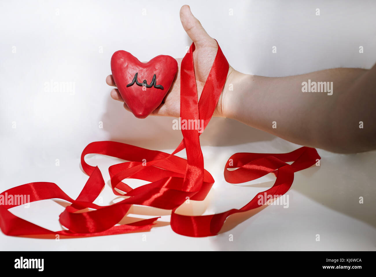 World AIDS Day abstract photo. Isolated on white background Stock Photo ...
