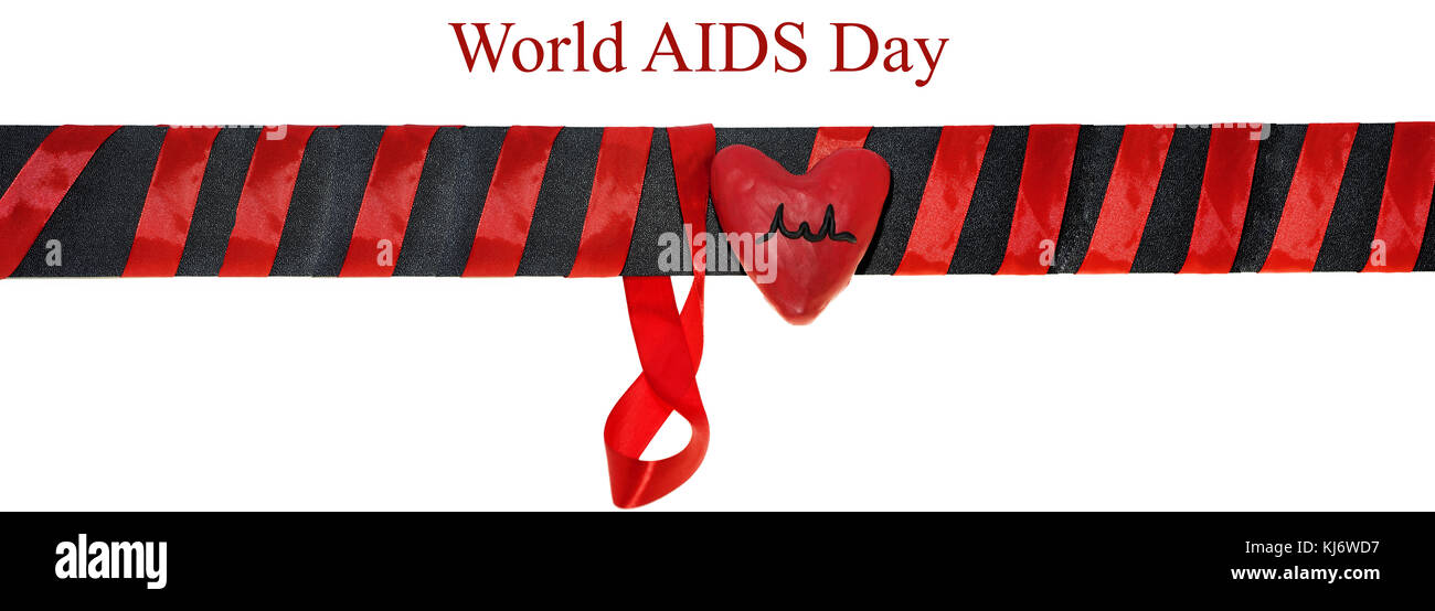 World AIDS Day abstract photo. Isolated on white background Stock Photo ...