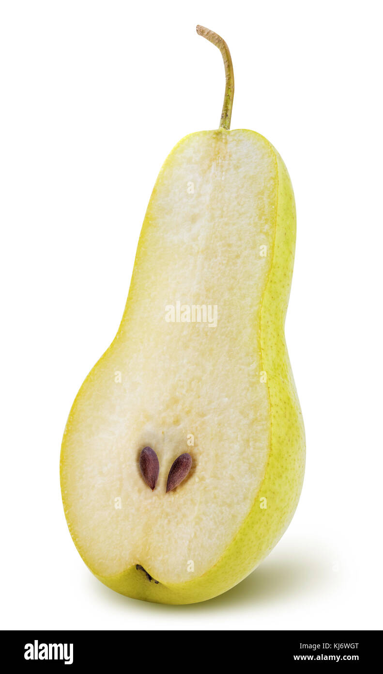 Fresh pears isolated on white background with clipping path Stock Photo ...