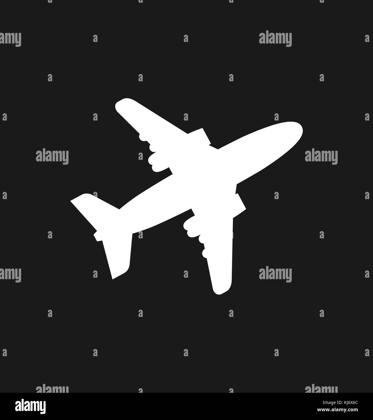 Plane Logo Black and White Stock Photos & Images - Alamy