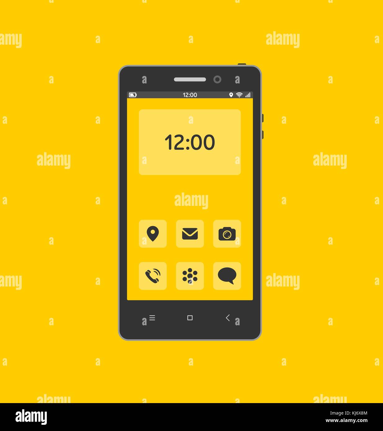 Touchscreen vector vectors hi-res stock photography and images - Alamy