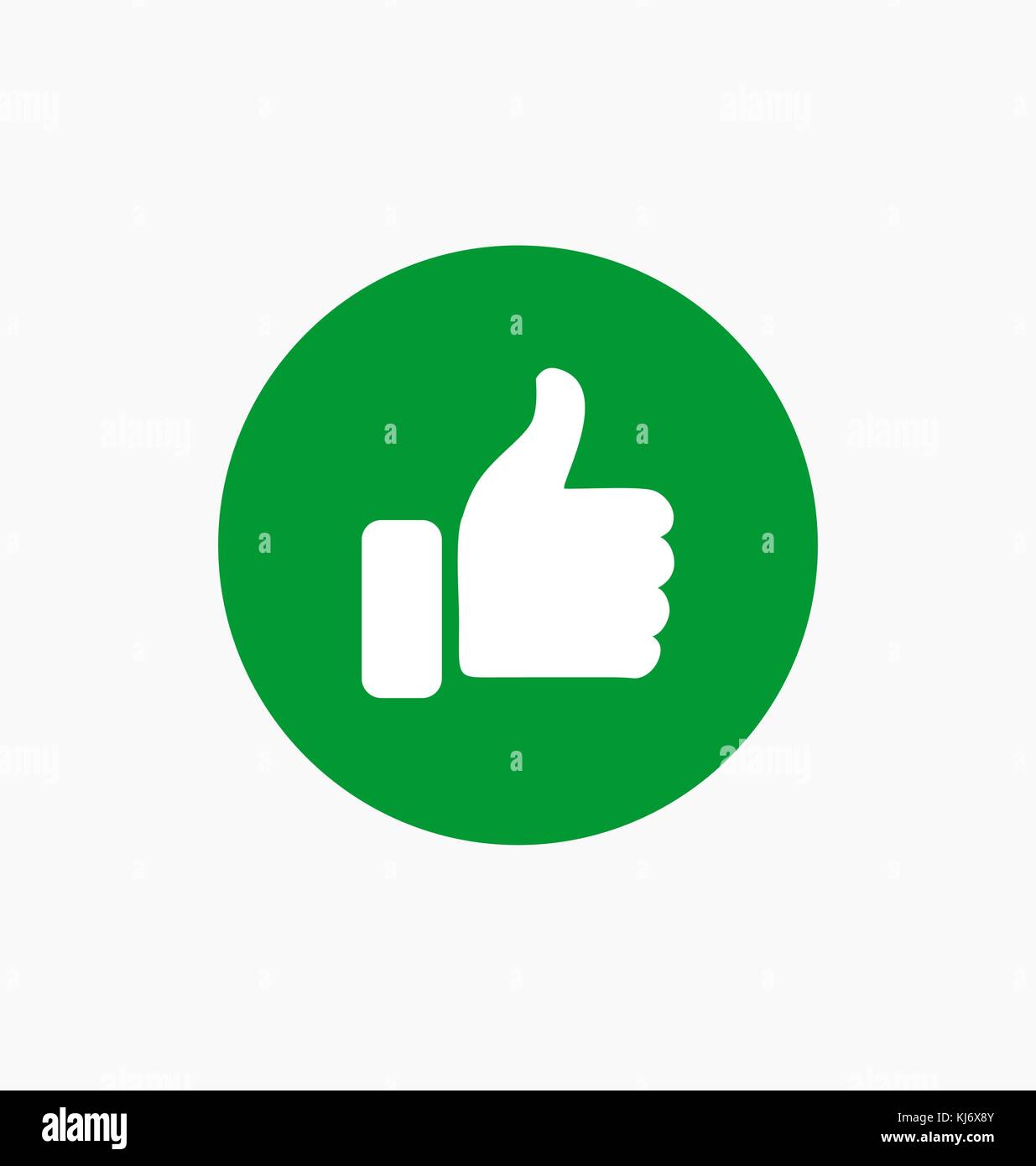 Like button icon illustration Stock Vector Image & Art - Alamy