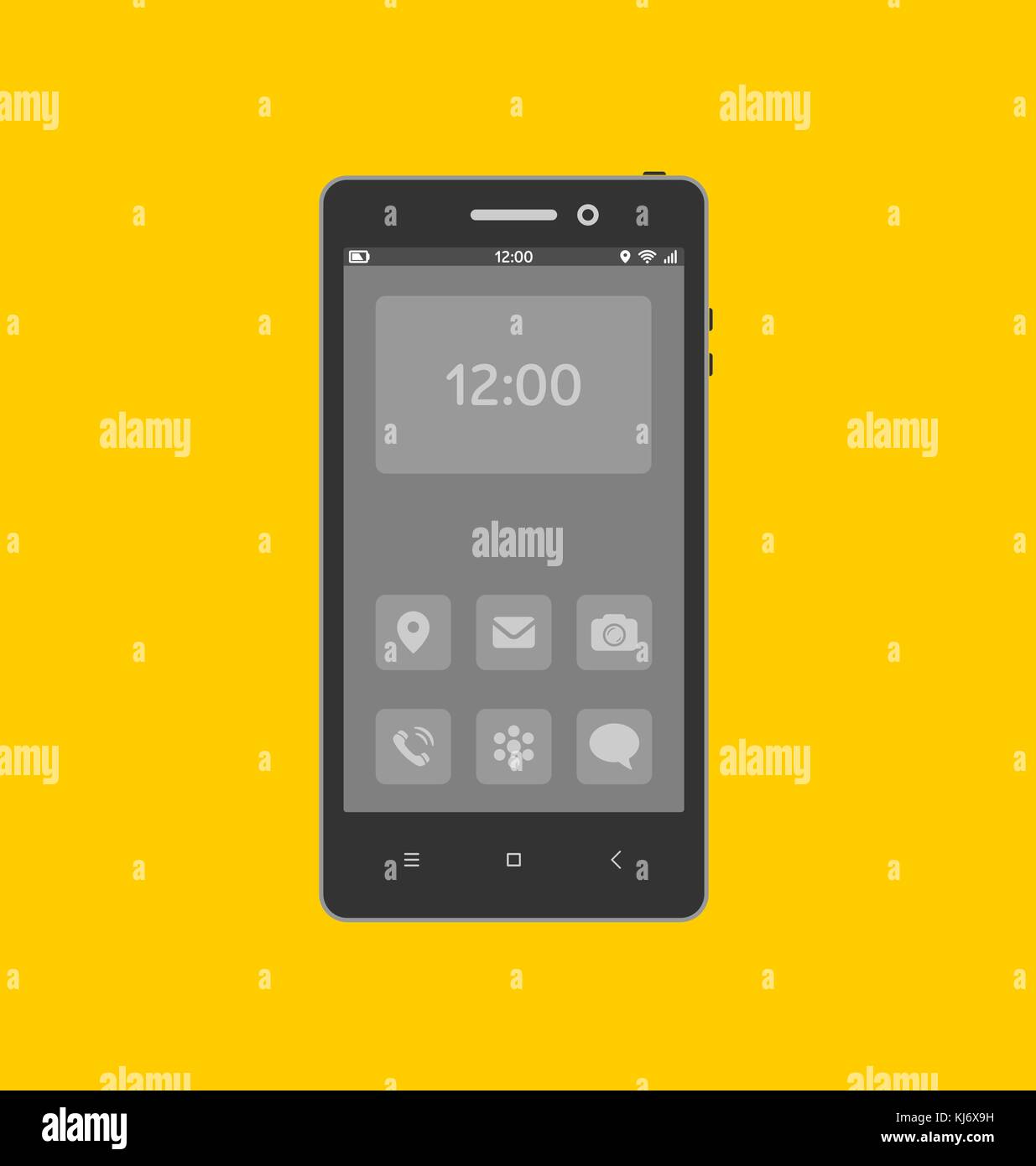 Touchscreen vector vectors hi-res stock photography and images - Alamy