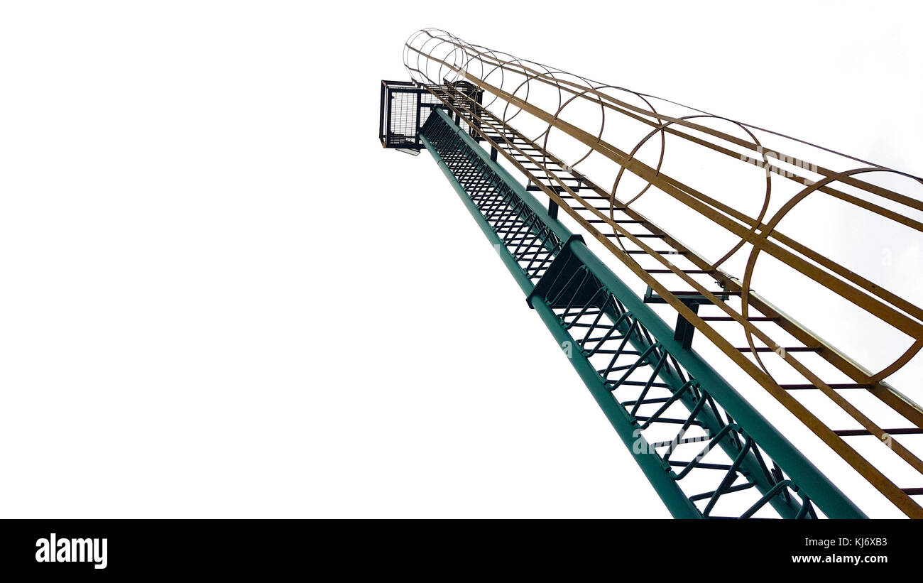 Safety ladder with cage hi-res stock photography and images - Alamy