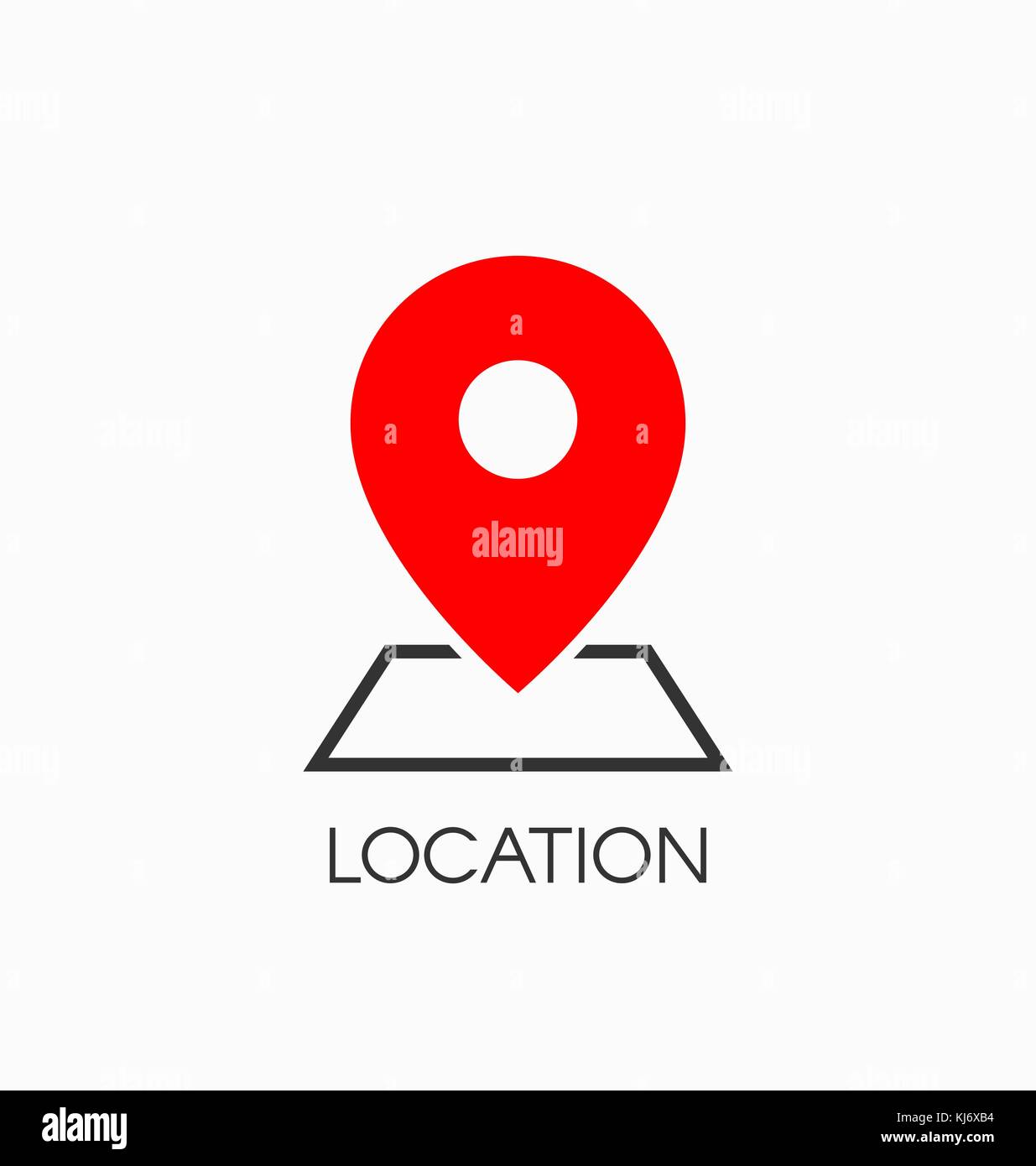 Eps location icon Stock Vector Images - Alamy
