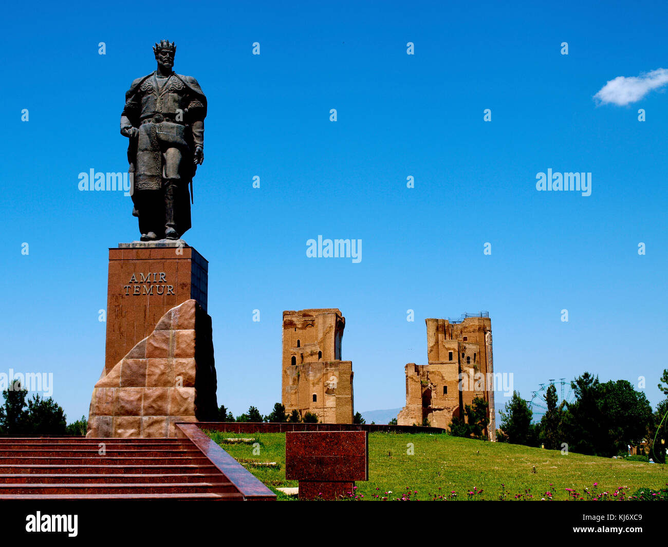 Ak Saray Palace - Shakhrisabz in Uzbekistan Stock Photo - Alamy
