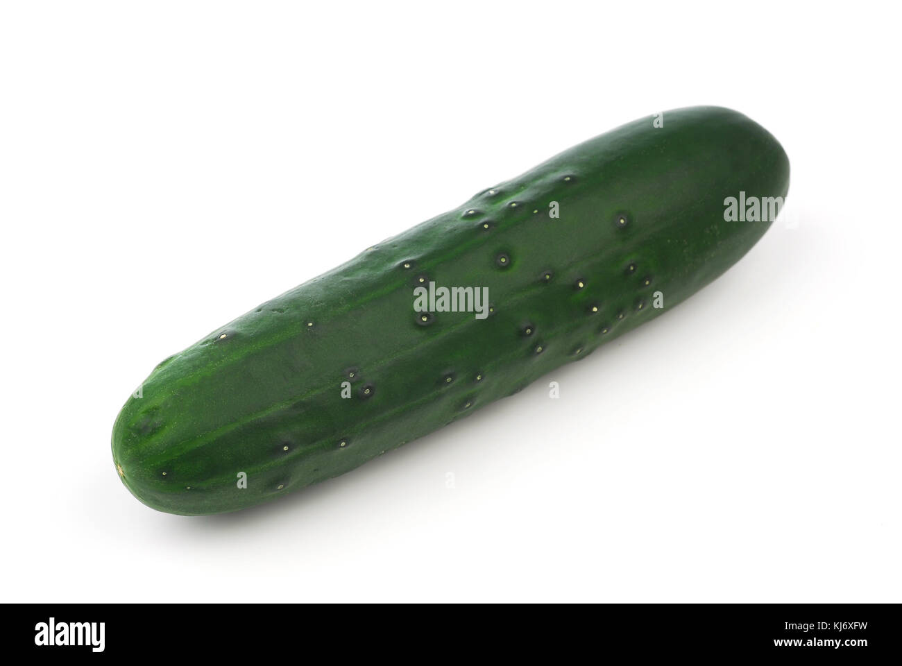 Fresh raw cucumber isolated on white background Stock Photo - Alamy