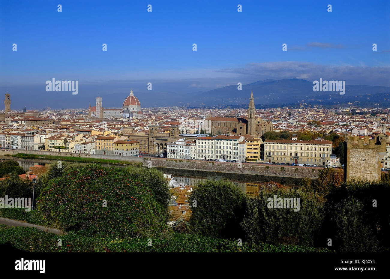 overview of florence, italy Stock Photo - Alamy