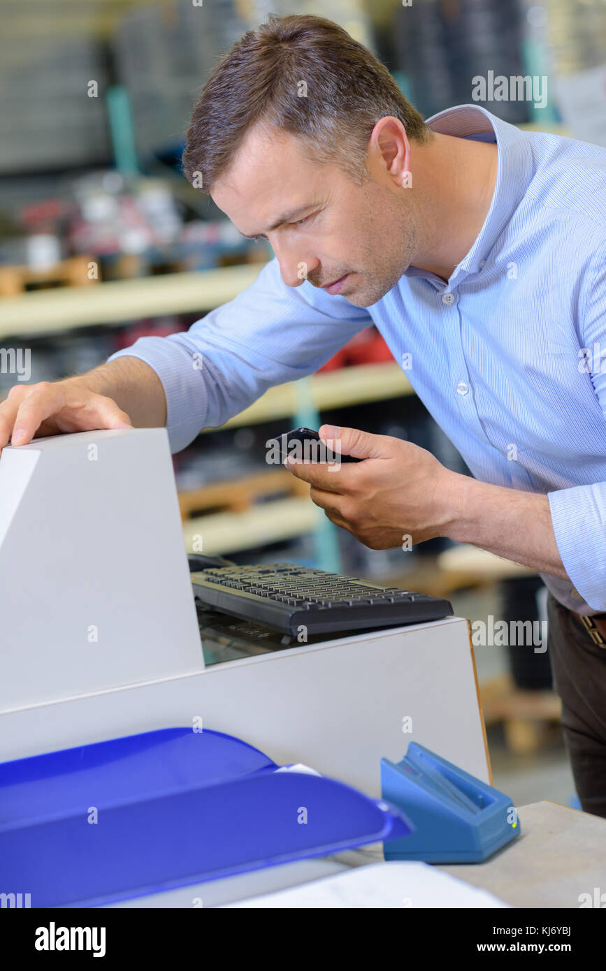 Computerised till hi-res stock photography and images - Alamy