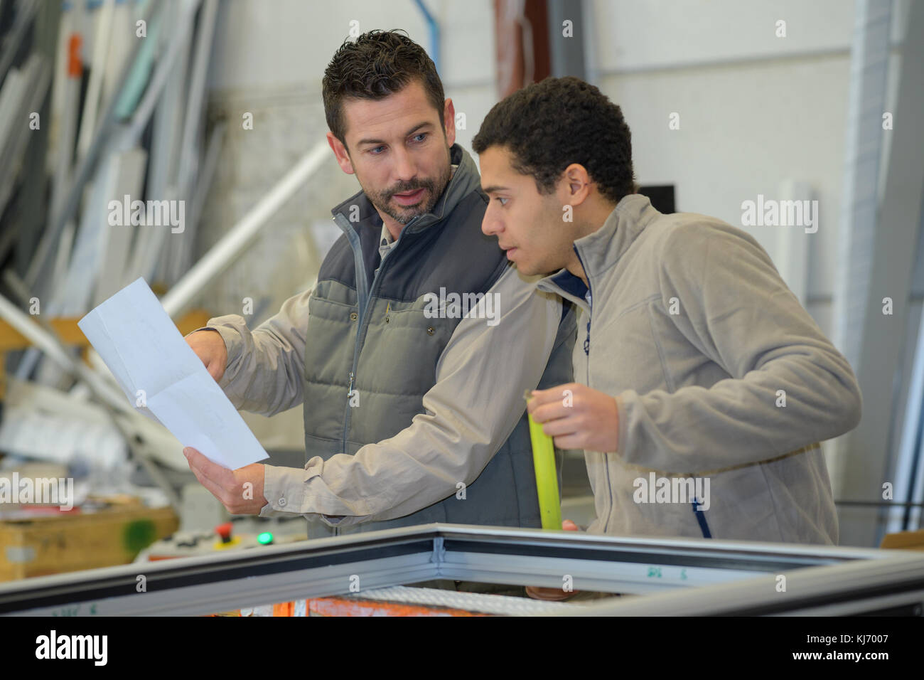 Worker checking inventory hi-res stock photography and images - Alamy
