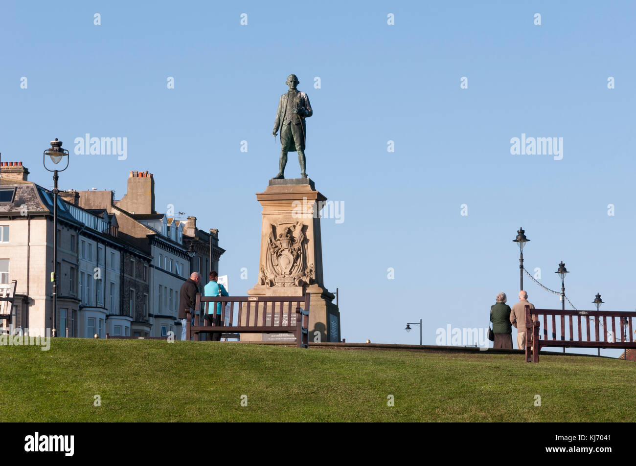 Statue Captain James Cook Whitby High Resolution Stock Photography and ...