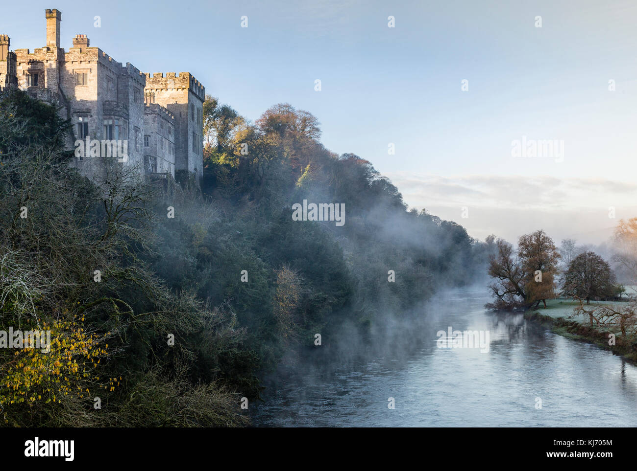 Lismore Castle on Munster Blackwater River, County Waterford, Ireland ...