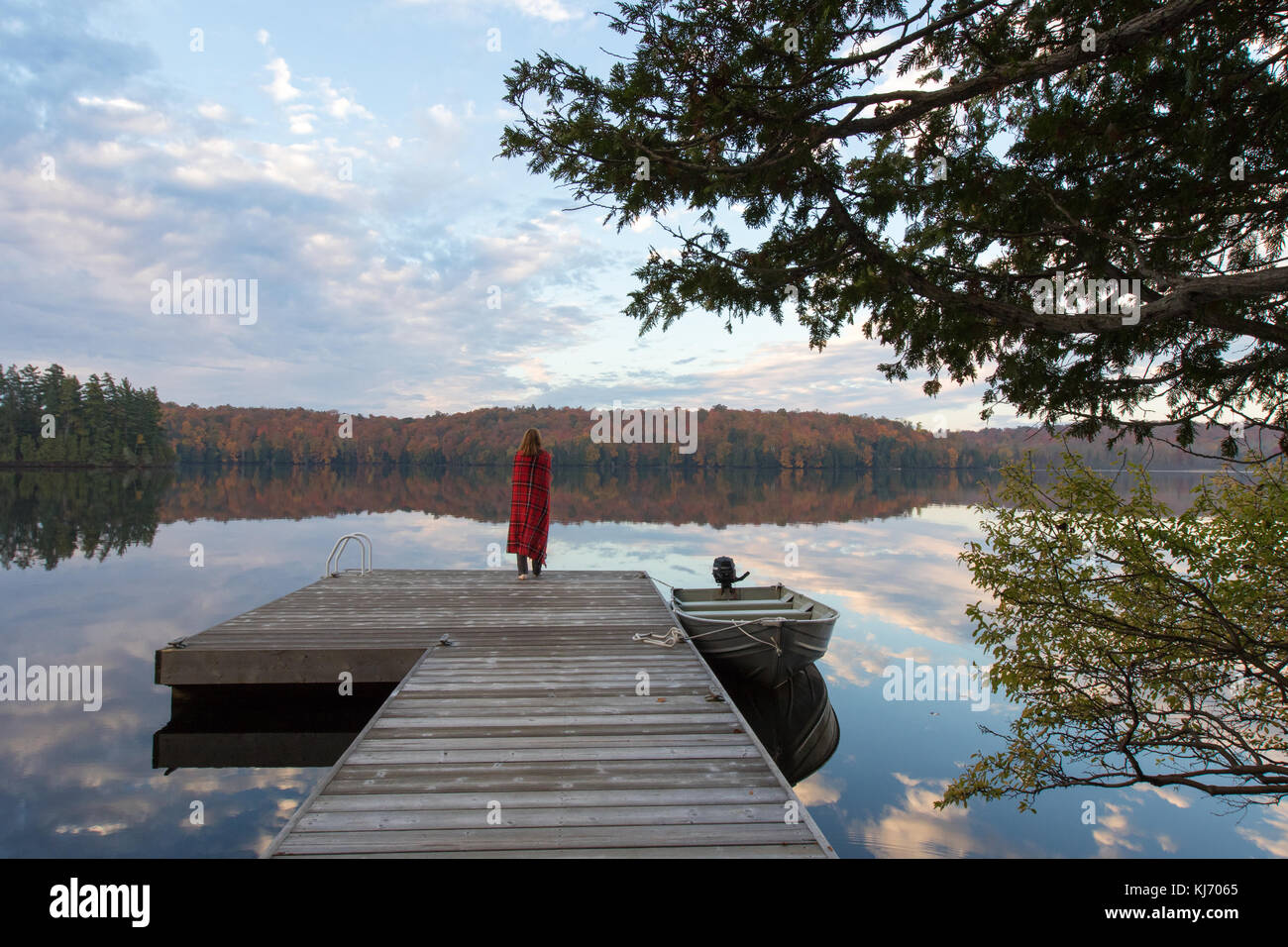 Woman dock blanket hi-res stock photography and images - Alamy