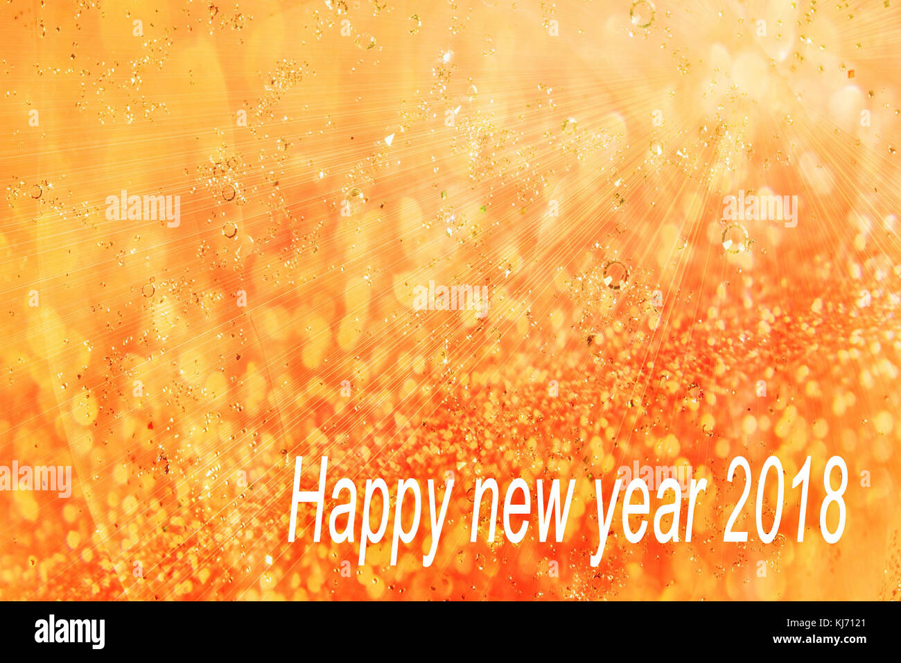 Snowing New Year 2018 generated hires texture or background Stock Photo ...
