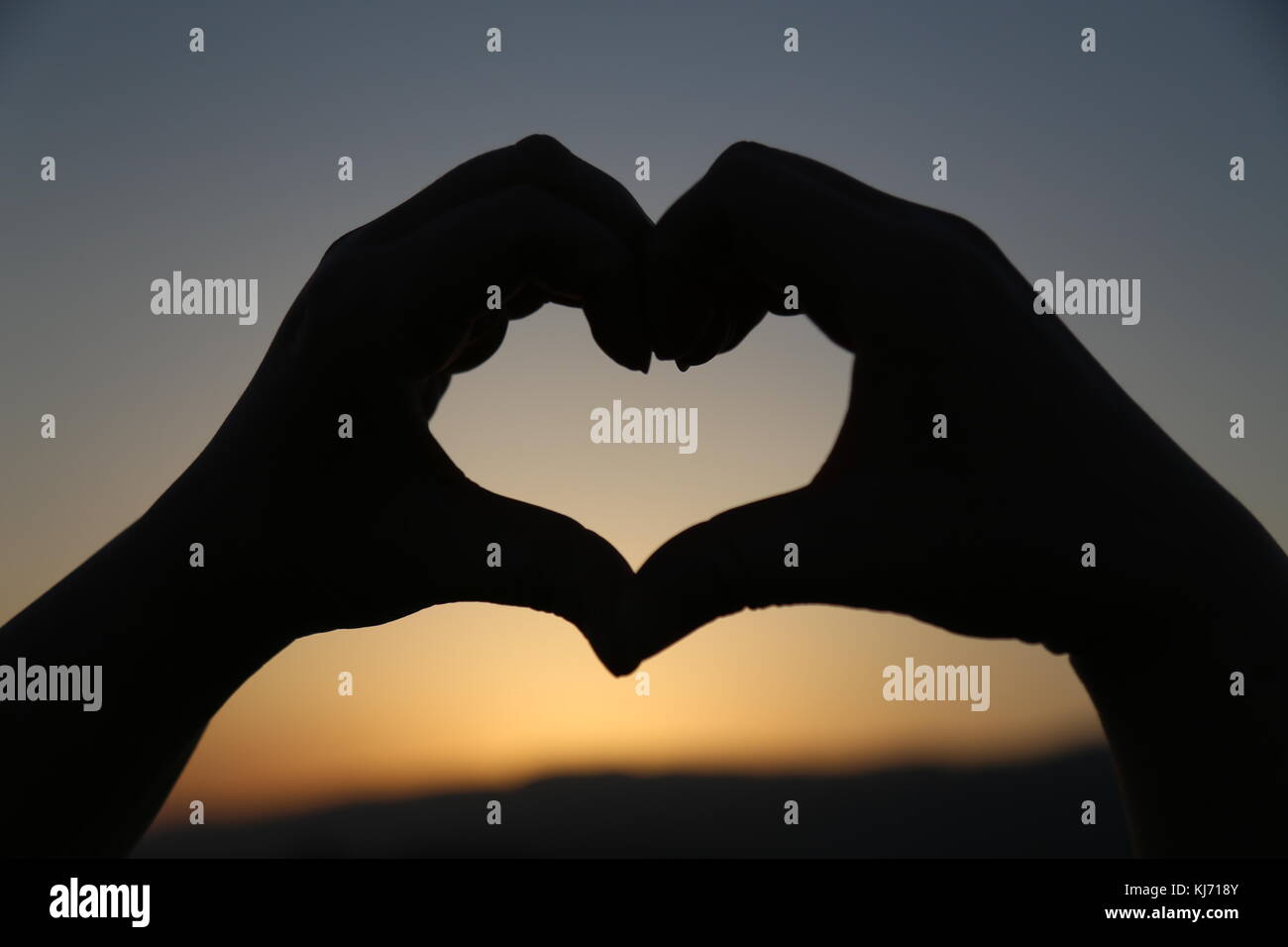 Heart Silhouette High Resolution Stock Photography and Images - Alamy