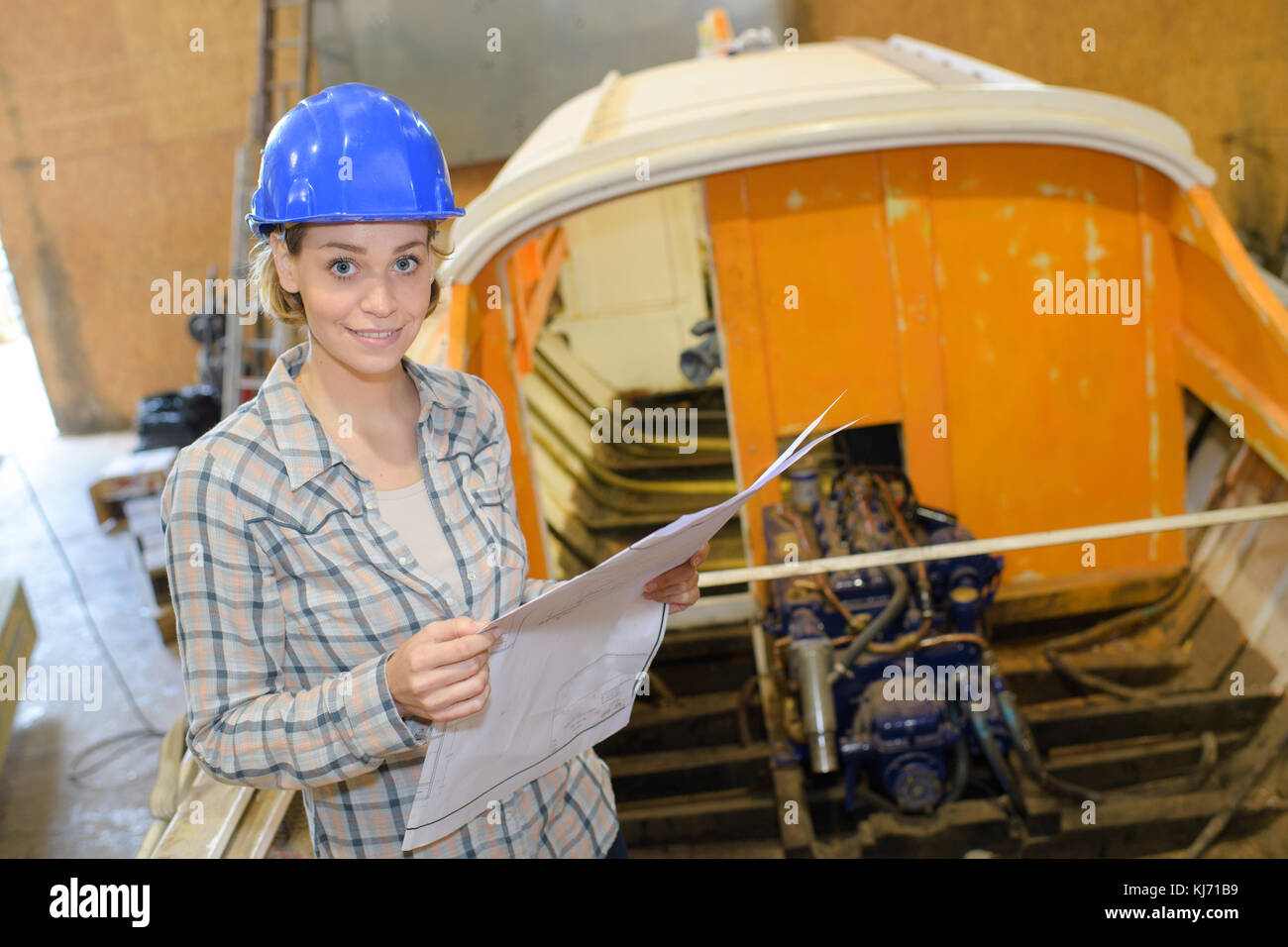 female boat designer Stock Photo - Alamy
