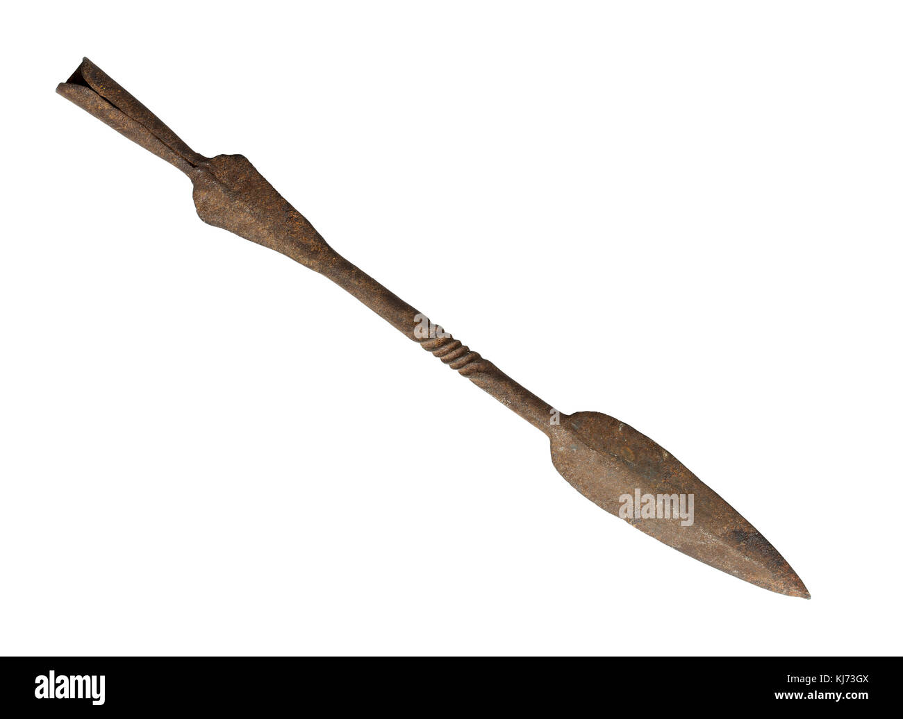 Spearhead isolated on white Stock Photo - Alamy