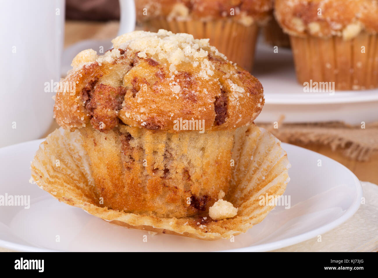 Muffin cake closeup sweet hi-res stock photography and images - Alamy