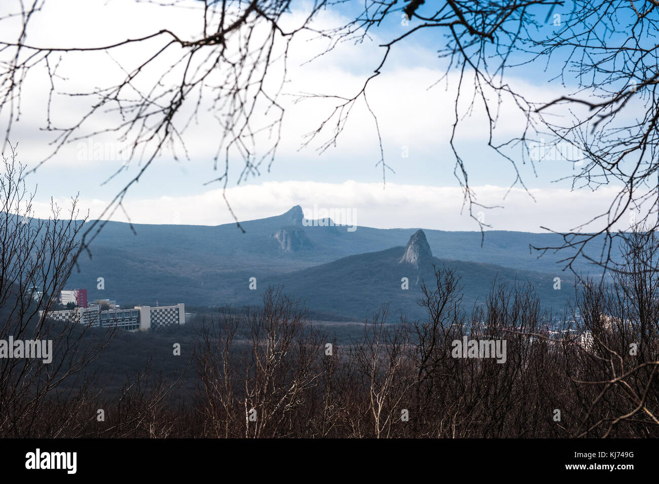 Panoramic mounain hi-res stock photography and images - Alamy