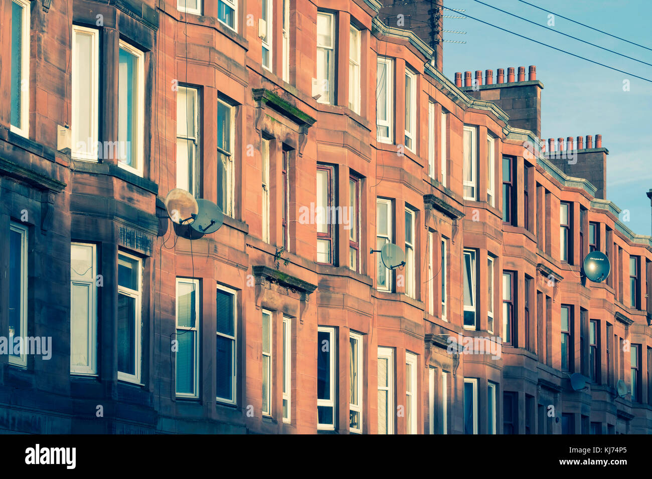 Tenement Block Glasgow Stock Photos & Tenement Block Glasgow Stock ...