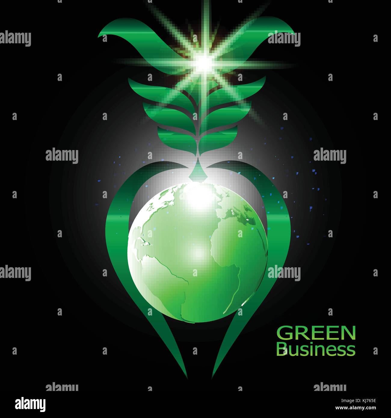 green business background vector. it can be applied for kinds of media ...
