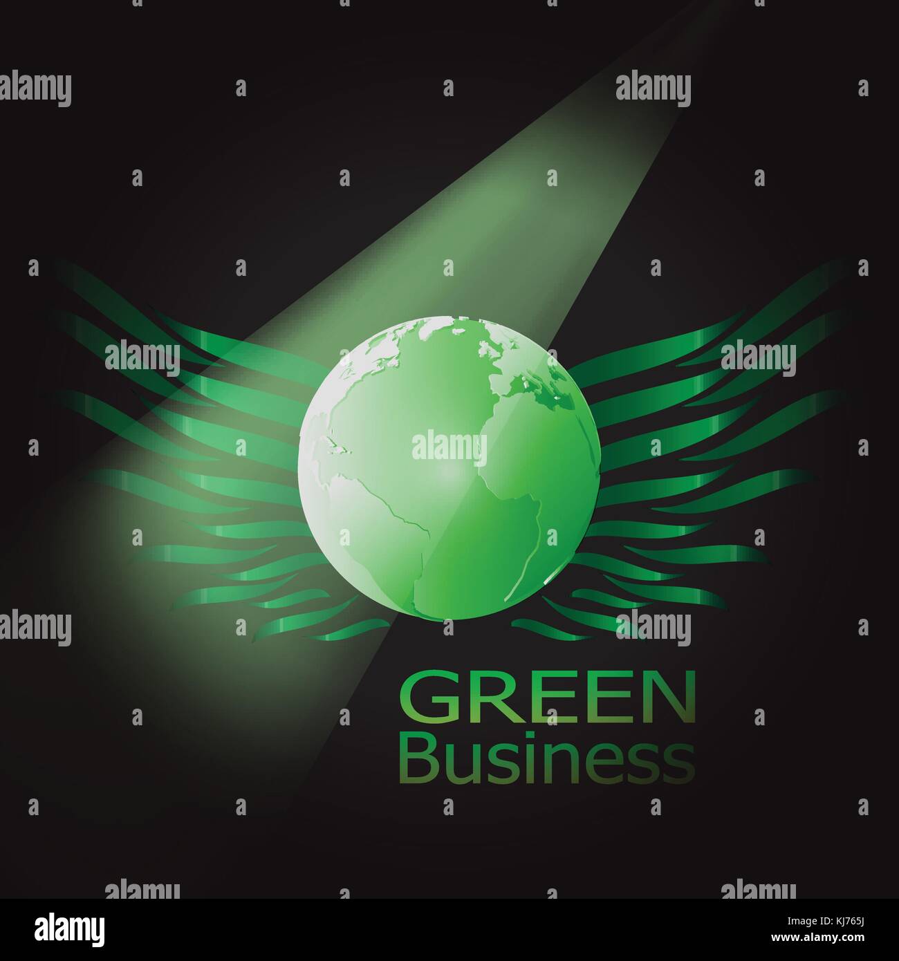green business background vector. it can be applied for kinds of media ...