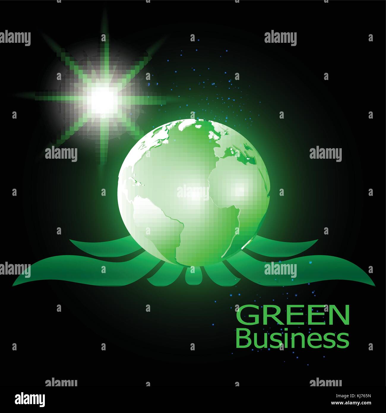 green business background vector. it can be applied for kinds of media ...