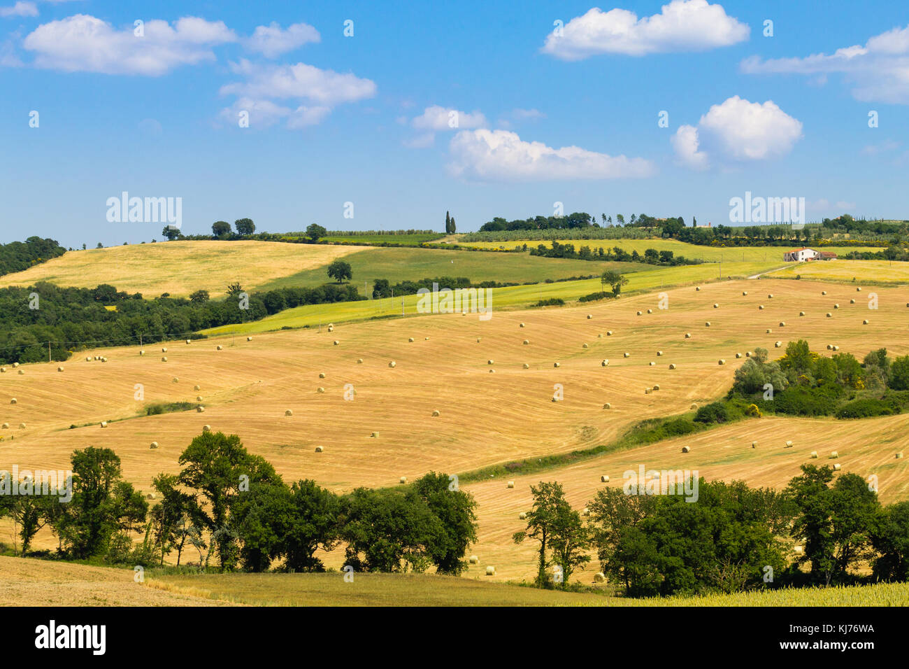 Tuscany hills landscape, Italy. Rural italian panorama Stock Photo - Alamy