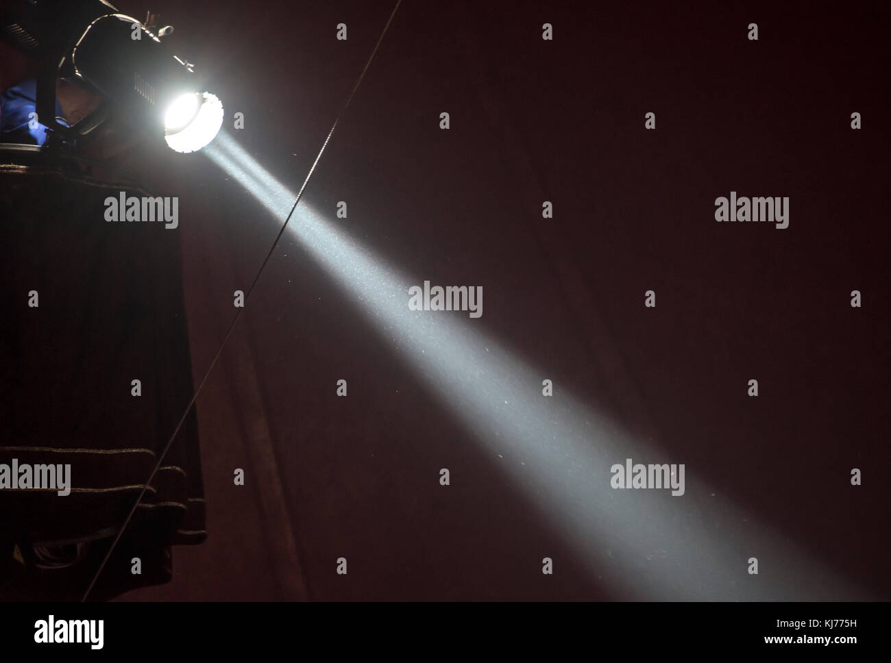 Theater lights in the circus Stock Photo - Alamy